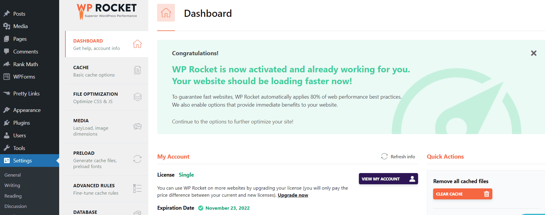 WP Rocket Coupon – Grab 25% OFF Before It’s Gone!